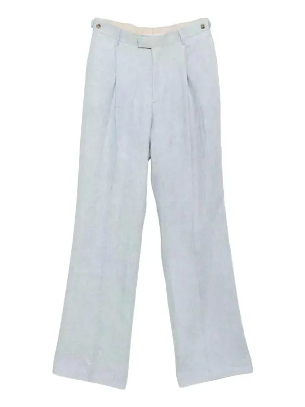 BERWICH Simona Pleated Trousers - Blue