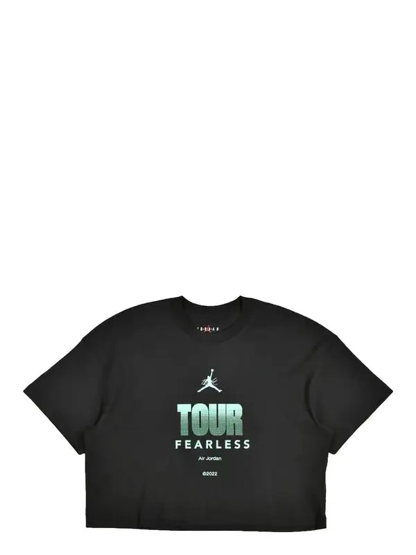 JORDAN Graphic Print T-shirt - Black