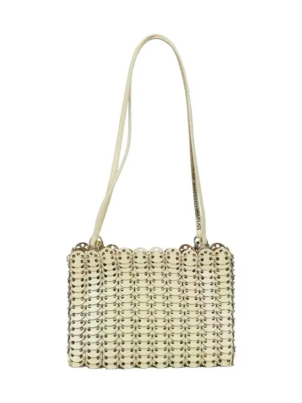 Rabanne Metal Embellishment Shoulder Bag - Neutrals
