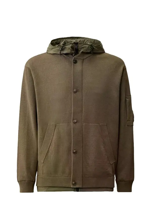 C.P. COMPANY Zip-up Hooded Jacket - Green