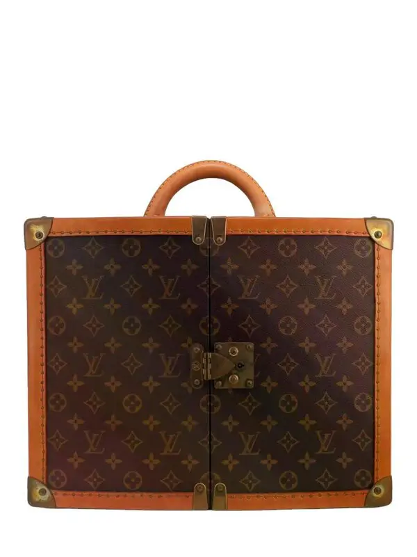 LOUIS VUITTON Sharon Stone Monogram Vanity Case - Brown