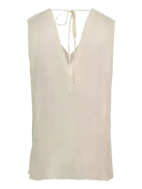 Devotion Elaria Ruffled-neck Blouse - Neutrals