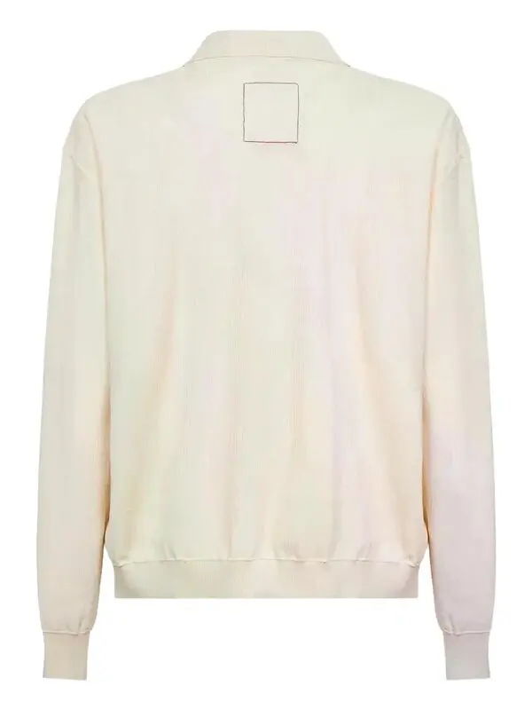 UMA WANG V-neck Polo Shirt - Neutrals