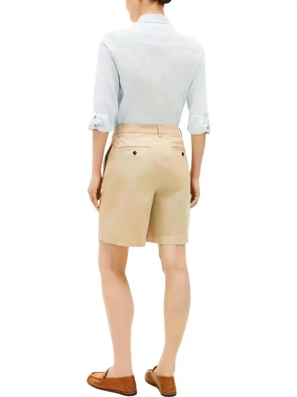 Tommy Hilfiger Belted Tailored Shorts - Neutrals