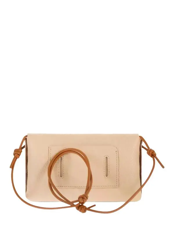 ZANELLATO Small Lettera Pochette Leather Mini Bag - Neutrals