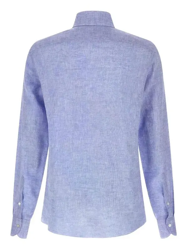 BORRIELLO NAPOLI Button-placket Shirt - Blue