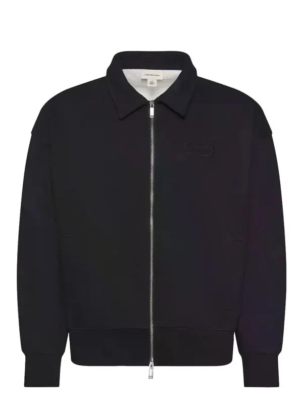 Calvin Klein Zip Boxy Jacket - Grey