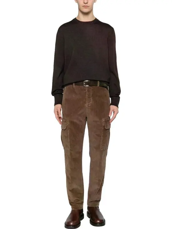 DRUMOHR Crew Neck Sweater - Brown
