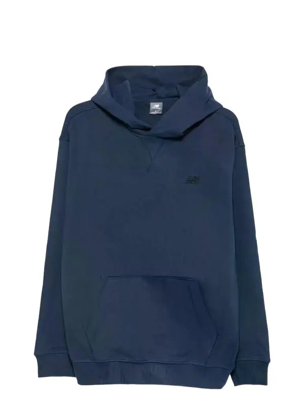 NEW BALANCE Hooded Pocket Hoodie - Blue