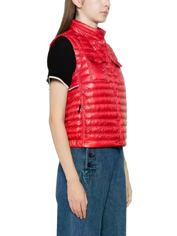 Moncler Gumiane Sleeveless Gilet - Red