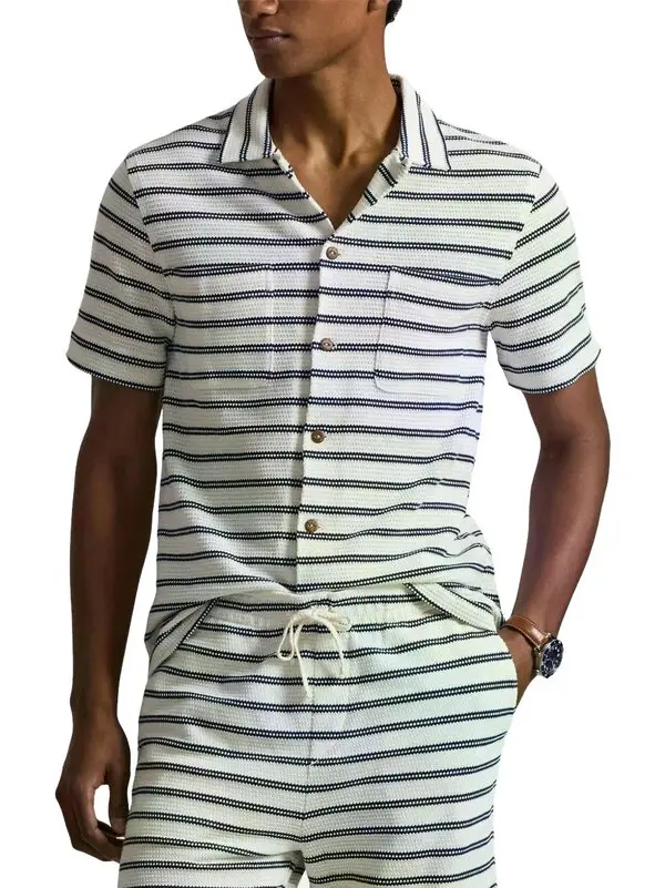 Polo Ralph Lauren Striped Chest-pocket Shirt - Neutrals