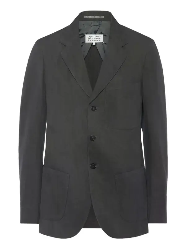 MAISON MARGIELA Cotton Silk Jacket - Grey