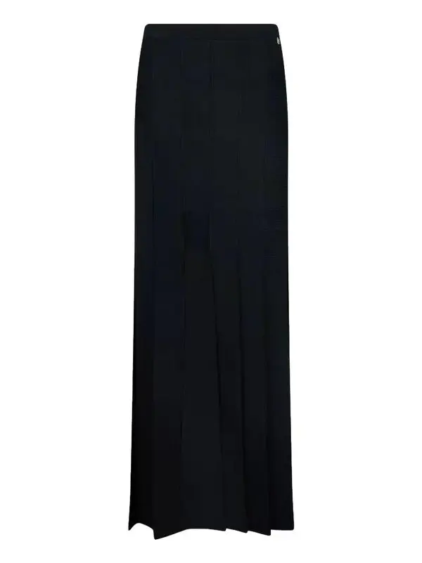 Liu Jo High-waisted Fringed Skirt - Black
