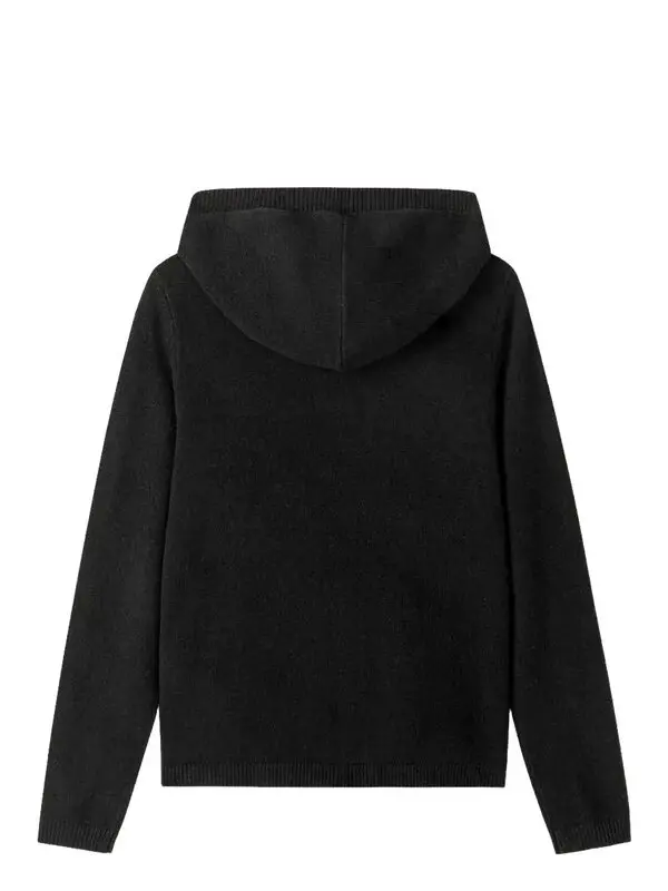 Shanghai Tang Cashmere Cardigan With Toggle Fastening - Black