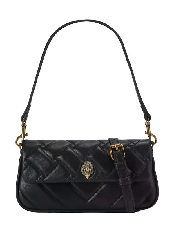 Kurt Geiger Quilted Pickle Shoulder Bag - Black