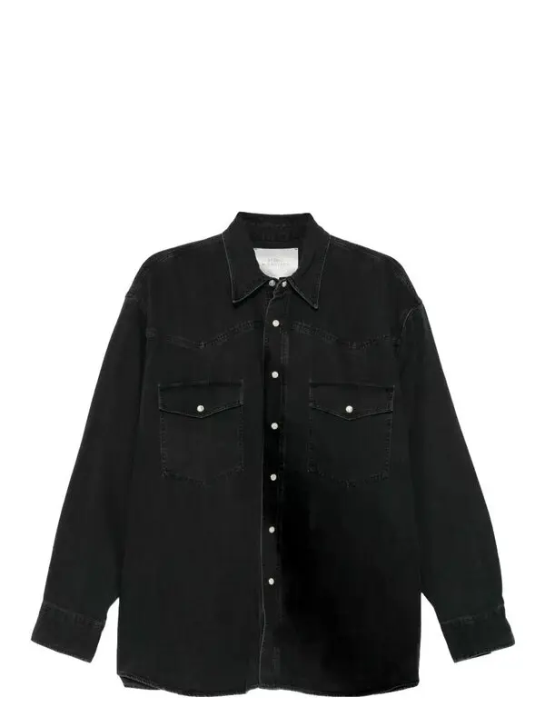 Studio Nicholson Mylo Denim Shirt - Black