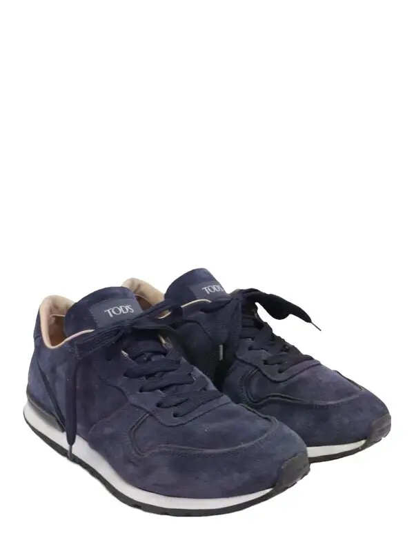 TOD'S Suede Lace-up Sneakers - Blue