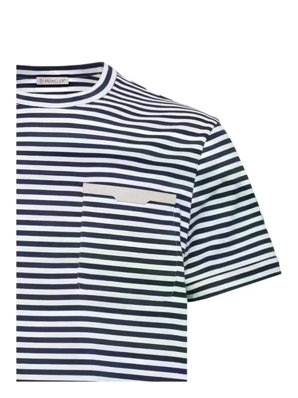 Moncler Striped T-shirt - Blue