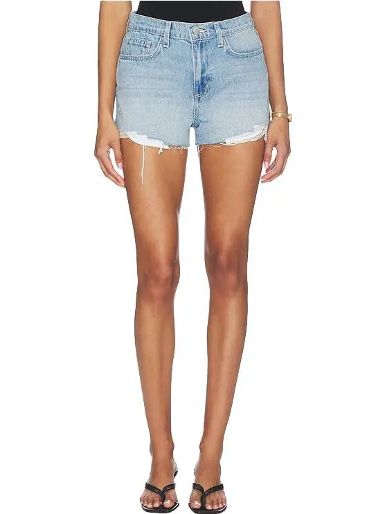 L'Agence Clark High Rise Short In . Also - Blue