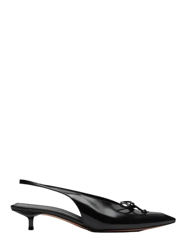 Jacquemus Bow-detail Pumps - Black