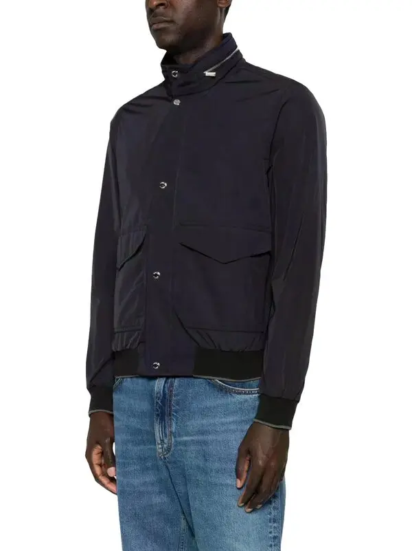 MOORER Pocket Jacket - Blue