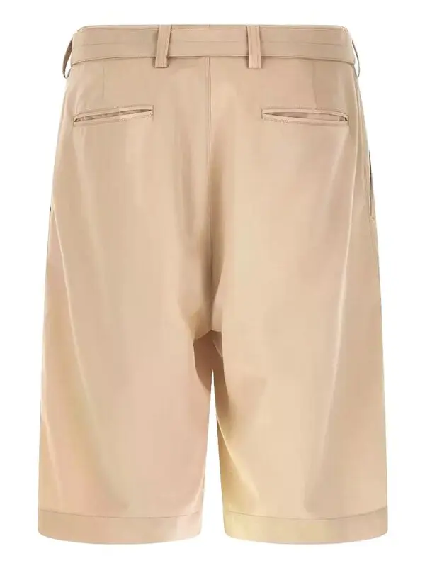 CELLAR DOOR Viper Belt Bermuda Shorts - Neutrals