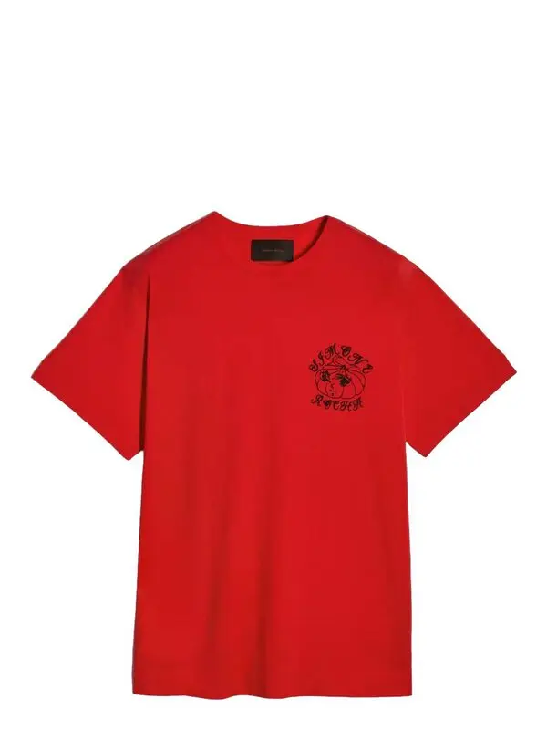 Simone Rocha Dim Sum Logo-print T-shirt - Red