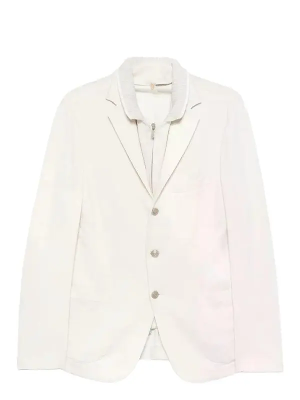Eleventy Bib Pocket Jacket - Neutrals