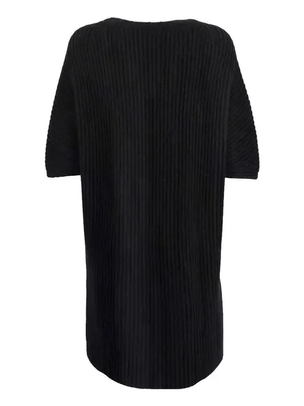 JIL SANDER Short-sleeve Cardigen-coat - Black