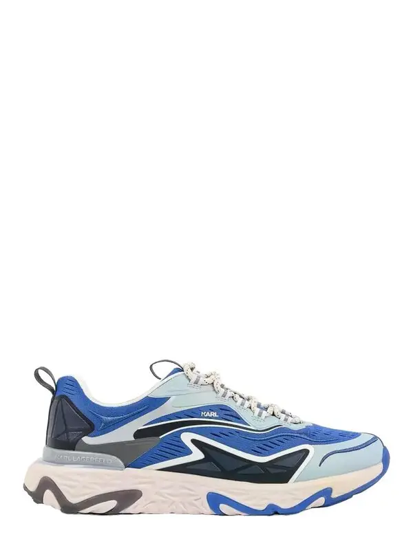 Karl Lagerfeld Blaze Panelled Chunky Sole Sneakers - Blue