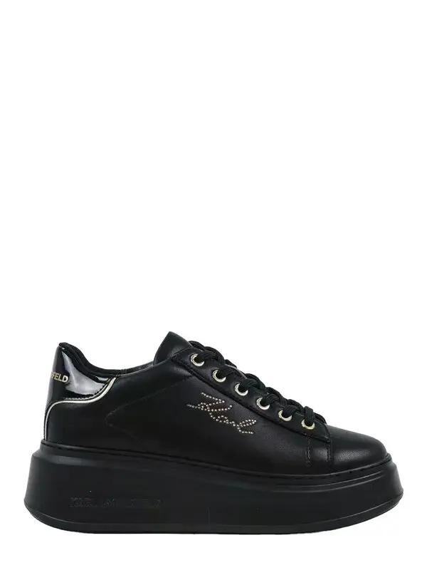 Karl Lagerfeld Anakapri Logo Platform Sneakers - Black