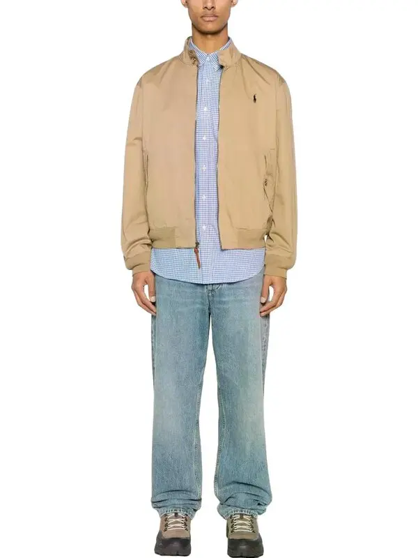 Polo Ralph Lauren Logo-detail Twill Jacket - Neutrals