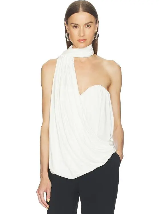 CAMILA COELHO Serafina Top In . Also - Ivory