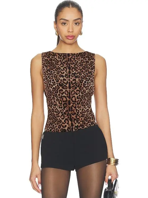 CAMILA COELHO Evita Bodysuit In . Also - Multi