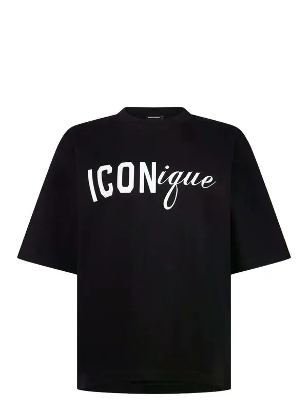 Dsquared2 Iconique Cotton T-shirt - Black