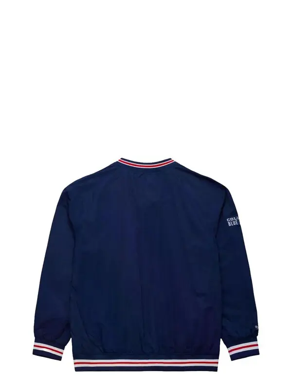 Mitchell & Ness Nhl Colombus Jackets V-neck Sweatshirt - Blue