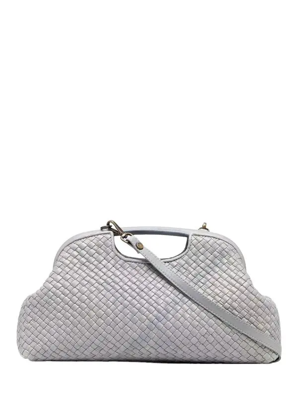 Officine Creative Class 48 Woven Leather Bag - Grey