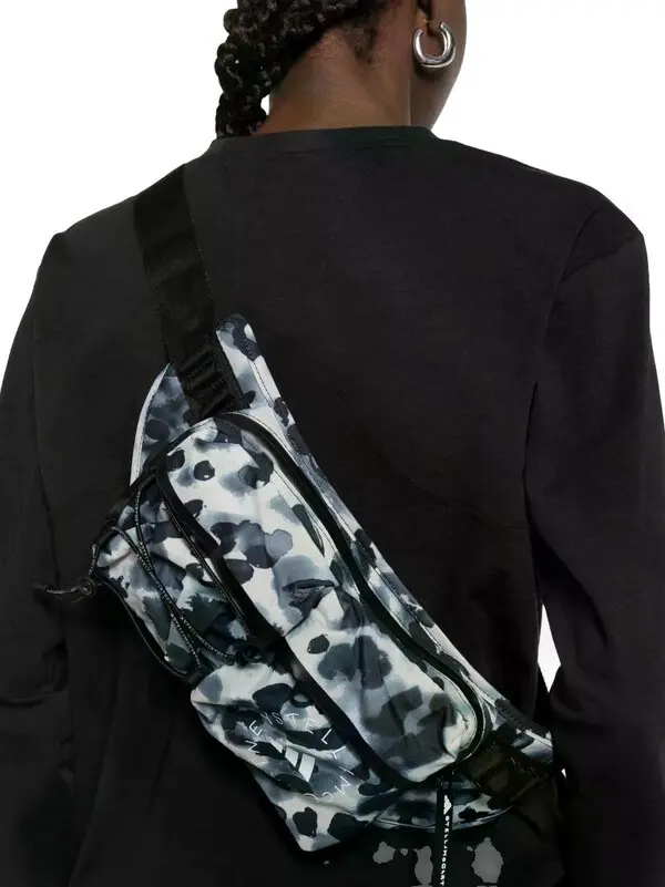 Adidas By Stella McCartney Logo-print Belt Bag - Grey