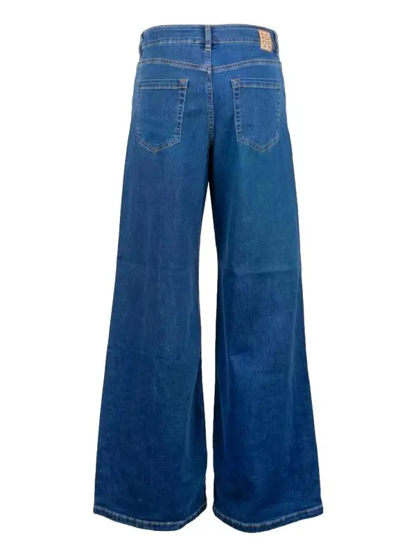 Marella Emme Wide-leg Jeans - Blue