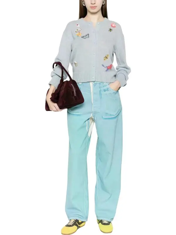 Marni Sky Wide Leg Jeans - Blue