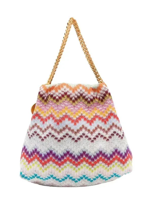Missoni Raschel Lurex Tote Bag - Neutrals