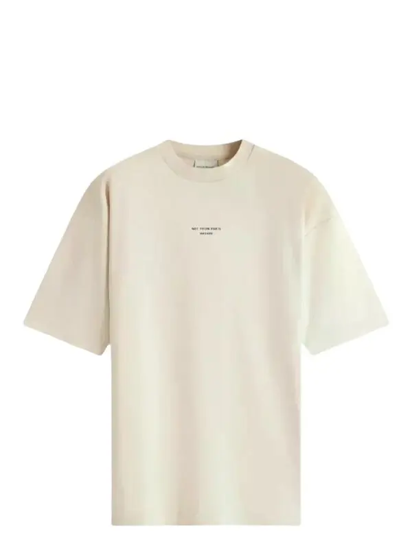 Drole De Monsieur Logo-print T-shirt - Neutrals