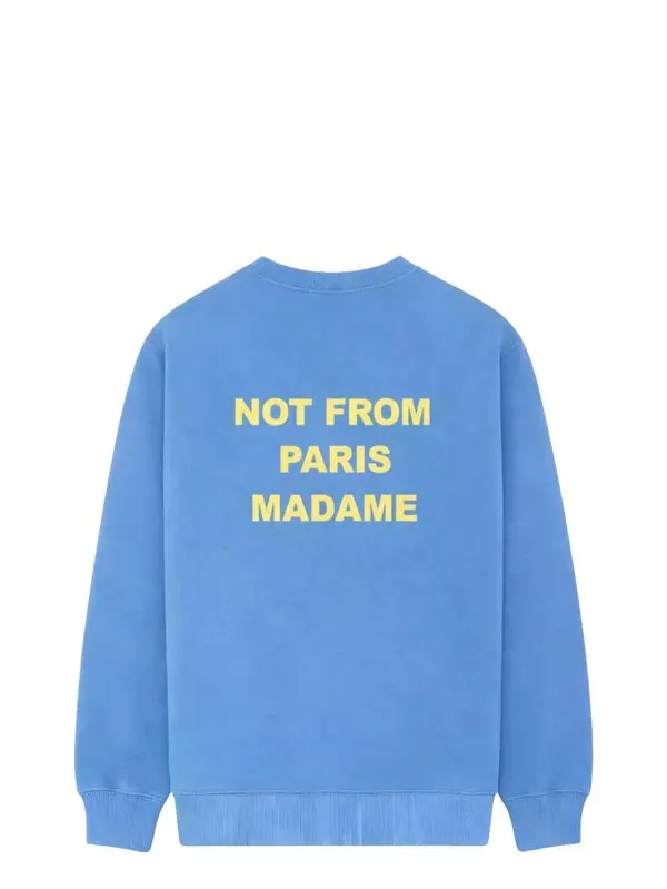 Drole De Monsieur Crew-neck Sweatshirt - Blue