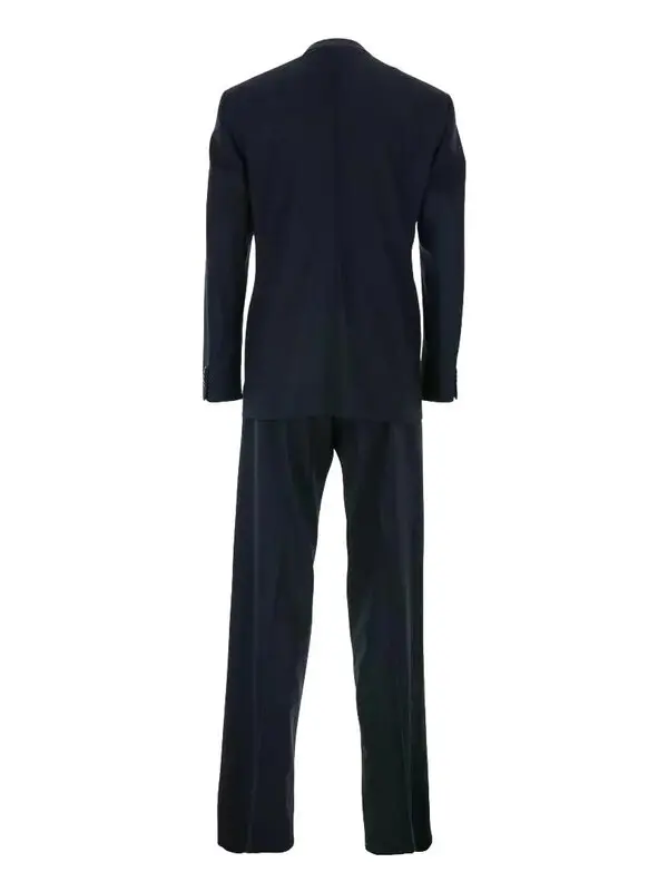 Giorgio Armani Peak-lapel Double-breasted Suit - Blue