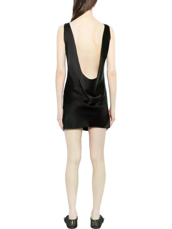 Kiki De Montparnasse Silk Mini Dress - Black