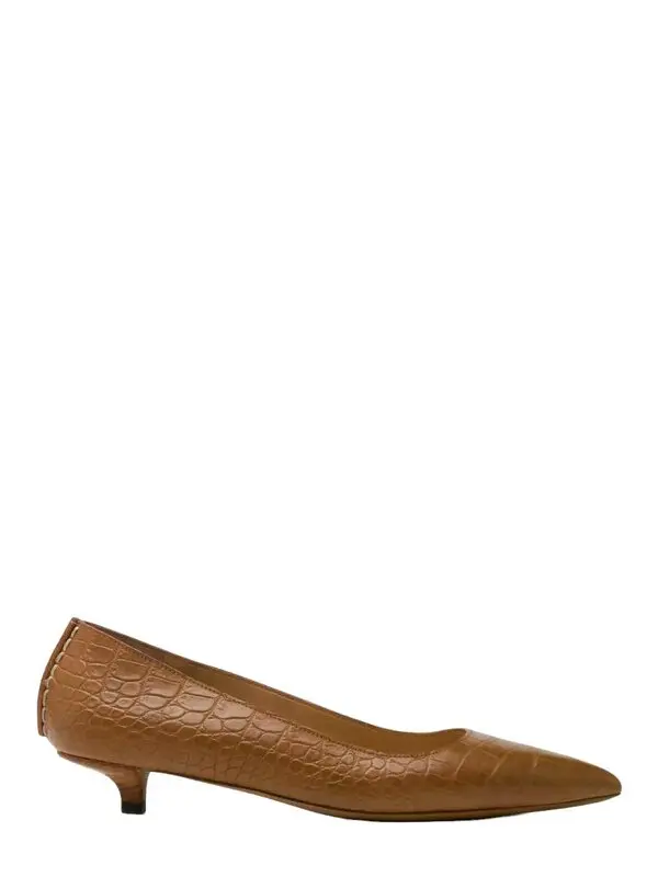 Marsèll Spino Point-toe Crocodile-effect Pumps - Brown