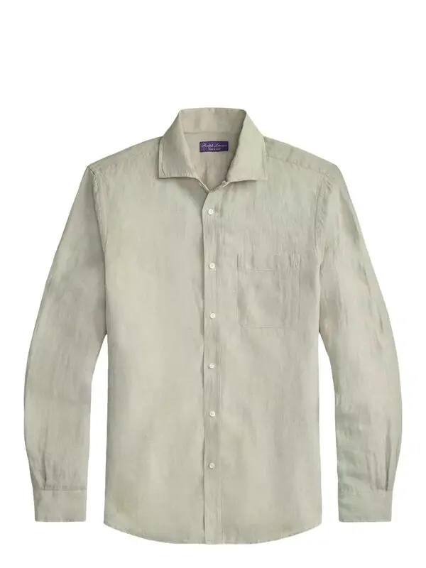 Ralph Lauren Purple Label Long-sleeve Pocket Shirt - Grey