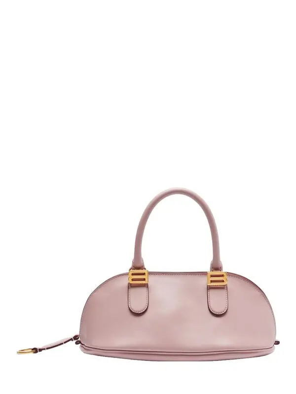 Balenciaga Bolero Mini Leather Top-handle Bag - Pink