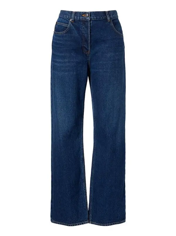 THE ROW Finbar Wide-leg Jeans - Blue