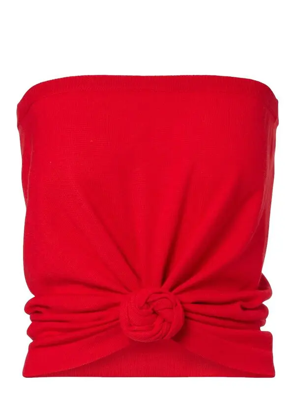 Magda Butrym Wool Top - Red